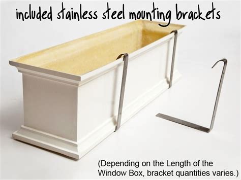 Le Fleur Del Sol Window Box Brackets