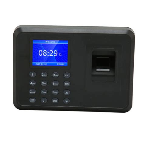 Getuscart Fingerprint Time Clock Biometric Fingerprint Machine Employee Time Clock Recorder