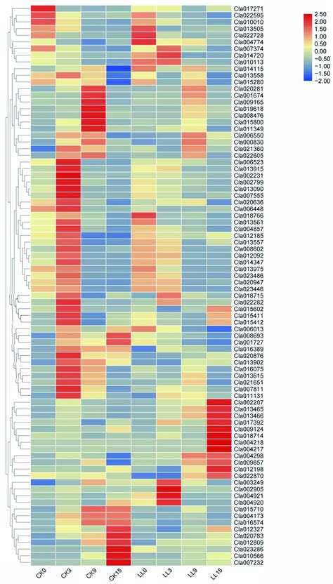 The Raw Fpkm Values Of The Degs With Kog Classification Was Cell