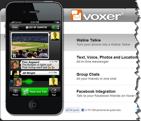 Voxer otra aplicación Walkie Talkie para tu Android o iPhone Una