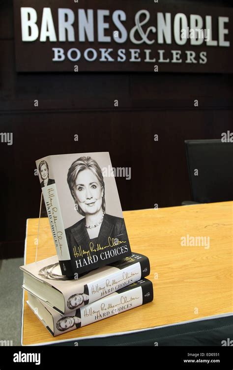 Hillary Rodham Clinton Signing For Her New Book Hard Choices Featuring