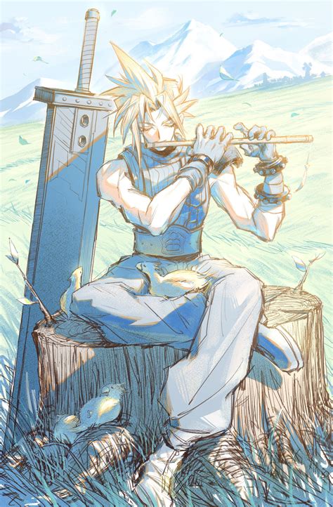 Chaosrice Chocobo Cloud Strife Final Fantasy Final Fantasy Vii