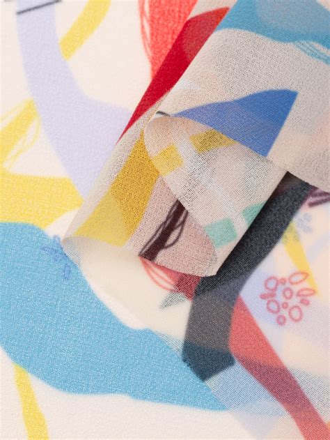 Custom Georgette Printing Dye Sublimation Georgette