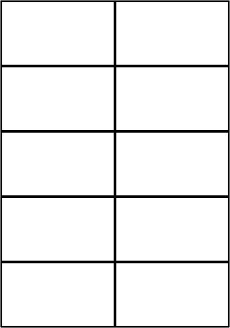 Flashcard Template Word