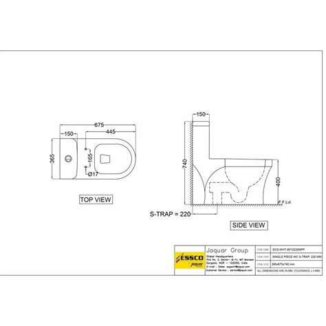 Ceramic Jaquar Essco Single Piece Wc At ₹ 9500 Piece In Pune Id 2854991379233