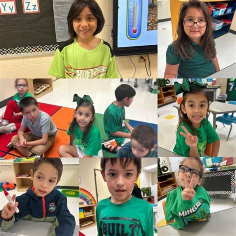 Green Is Our Favorite Color 💚🤗💚 Thank Saenz Elementary Facebook
