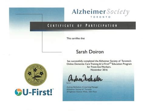 Online Dementia Care Training Program Pdf