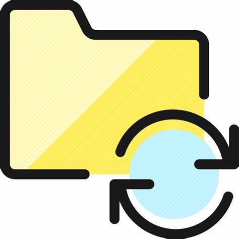 Folder Sync Icon Download On Iconfinder On Iconfinder