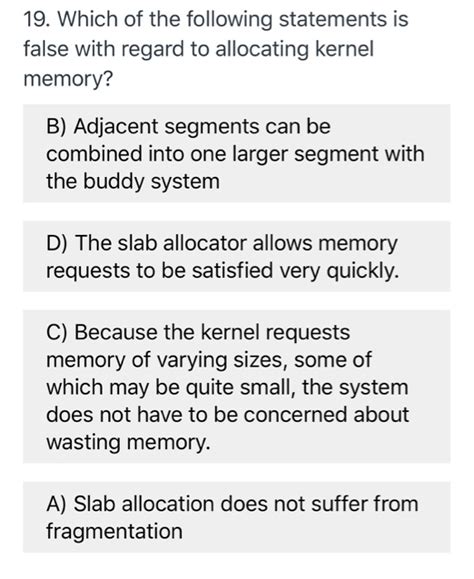 Solved 18 What Size Segment Will Be Allocated For A 39 Kb