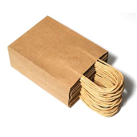 Bulk Kraft Paper Bags T Shopping Carry Craft Brown Bag With Handles