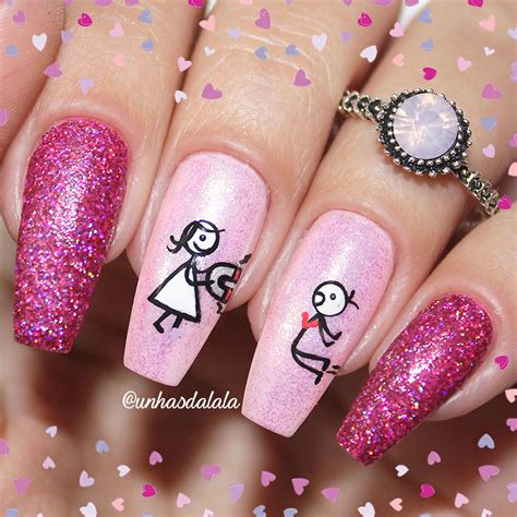 Unhas Decoradas Para O Dia Dos Namorados Imã Do Amor Larissa Leite