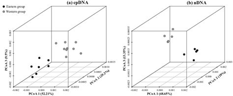 Plots Of The First Three Coordinates Of The Principal Coordinates