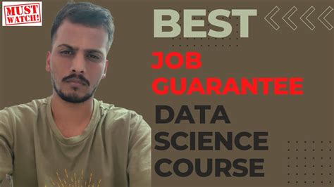 Best Job Guarantee Course For Data Science Rahul Inchal Datatech