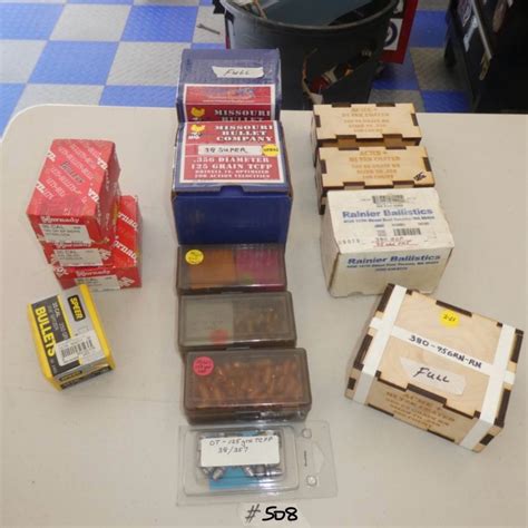 Lot 508 Bulk Bullet Reloading Supplies Various Calibers And Brands