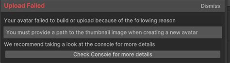 Pathway To Thumbnail Issue In Unityvrchat Sdk Help Vrchat Ask Forum