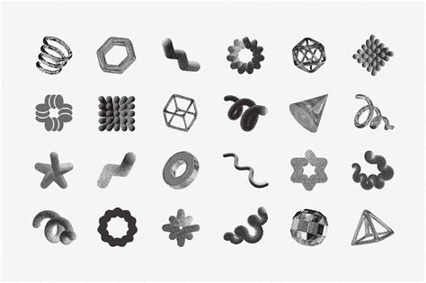Download 144 Dithering Bitmap Vector Shapes