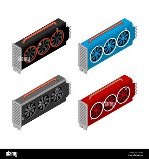 Mining Video Card Set Miner Of Gpu Technology Extraction Crypto Currency Virtual Money