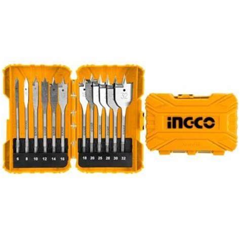 Flat Wood Drill Bits Set Akdl1201 Company Ingco Origin China