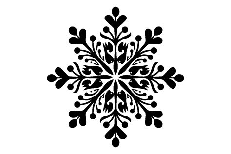 Snowflake Svg Graphic By The Printable · Creative Fabrica