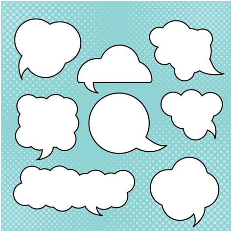 Premium Vector Collection Of Speech Bubble Designs In Classic Style