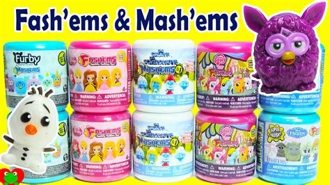 Fashems and Mashems including Furby, My Little Pony Series 3, Frozen ...