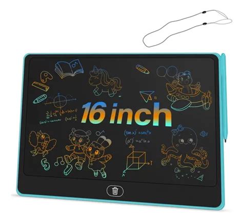 Tablet De Escrita Lcd De 16 Polegadas Para Crianças Quadro Parcelamento Sem Juros