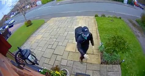 Coronavirus Scammer Caught On Cctv Going Door To Door Selling Masks And