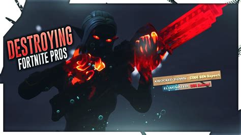 Killing Pro Fortnite Players Youtube