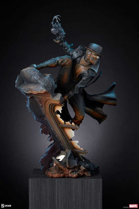 Marvel Spider Man Noir 14 Scale Statue Sideshow