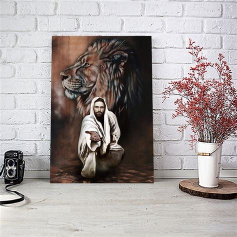 Jesus Lion Christian Poster 0921 Poster Art Design