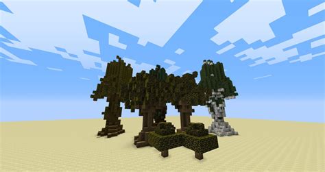 Minecraft Tree Generator In One Command Instant Birches Ice And More Trees Minecraft Map