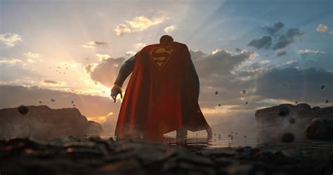 Superman From The Back Wallpaper 4k For Desktop Id 7443