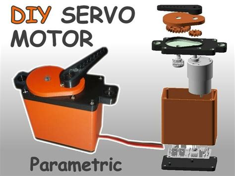 Free 3d File Simple Servo Motor Model Parametric 🧑‍🔧・3d Printer