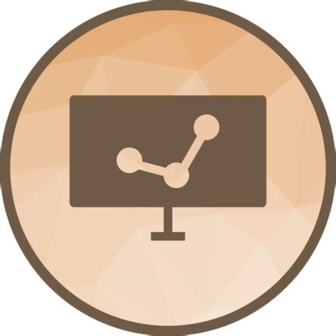 Stats Chart Low Poly Background Icon 16718271 Vector Art At Vecteezy