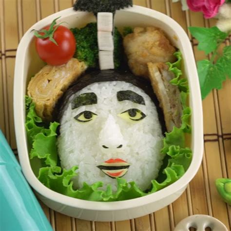 【キャラ弁】初心者でも作りやすい有名人！志村けんのバカ殿様弁当 Ken Shimuras Baka Tono Bento Youtube