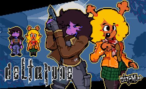 Susie Deltarune Noelle Deltarune персонажи Resident Evil 4 Deltarune Resident