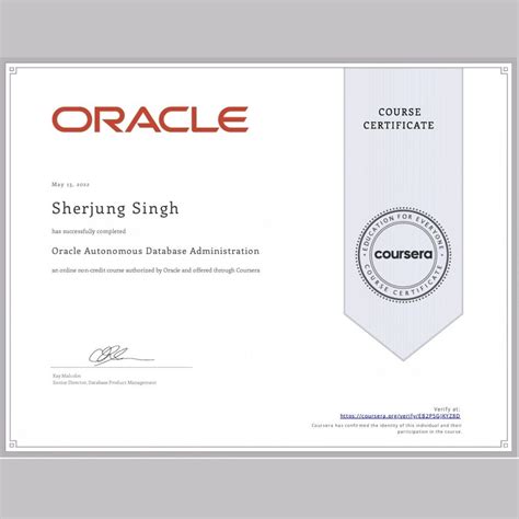 Sherjung Singh On Linkedin Datascience Oracle Tcs Coursera