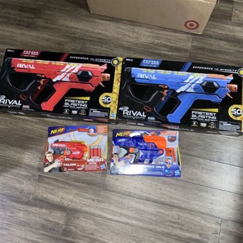 Buy Nerf Rival Battling Motorized Blaster Red And Blue Perses Mxix 5000