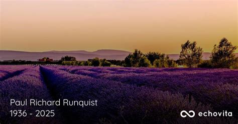 Paul Richard Runquist Obituary 1936 2025 Derby Ks