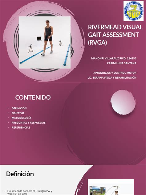 Rivermead Visual Gait Assessment Rvga Pdf Terapia Física
