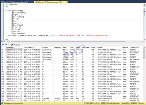 Aveva Intouch Rds Query Events Y 21 Cfr Parte 11