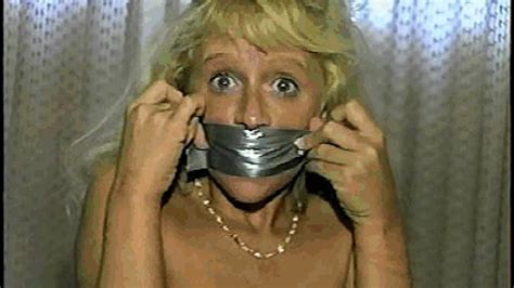 Kayleen Gags Ties Handcuffs And Plays With Herself Bound And Gagged
