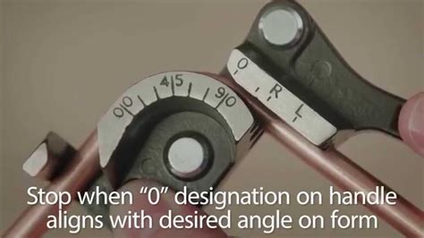 How To Use A Brasscraft® Lever Style Tube Bending Tool Youtube