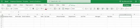 How To Create An Employee Database In Excel Free Template