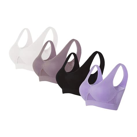 Bigersell Cotton Push Up Bra New Women Seamless Sports Bra Wirefree