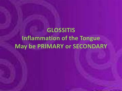 Glossitis