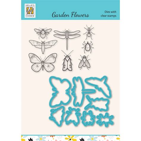 Nellies Choice • Snellen Design Dies And Clear Stamp Sets Flowers Serie