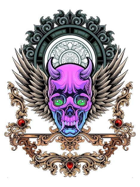 Premium Vector Skull Head Vector Design