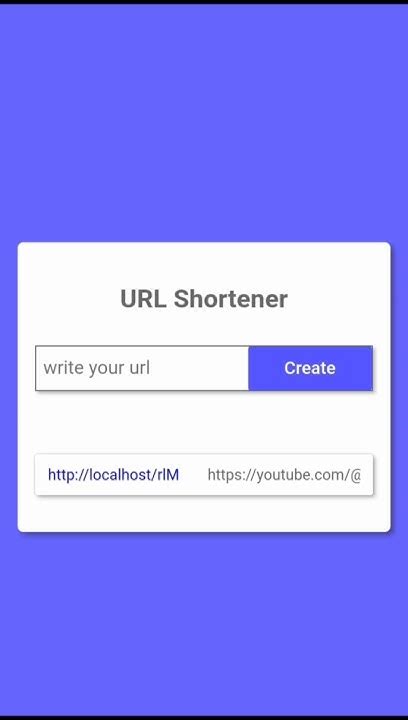 Php Url Shortener With Mysql Database Shorts Phpscript Youtube