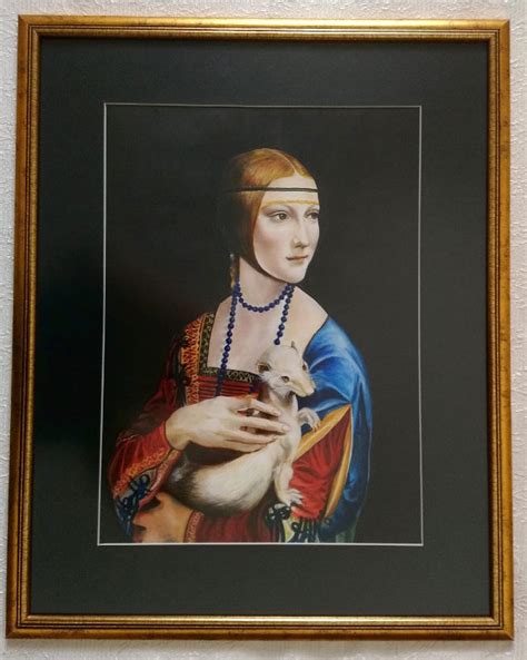 Cecilia Gallerani Framed Marialena Sarris Μαριαλενα Σαρρη